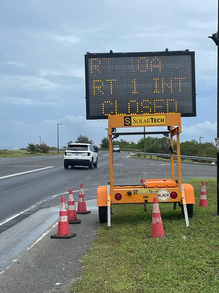 Construction closes portion of Airport Road leading to Route 1 | Local ...