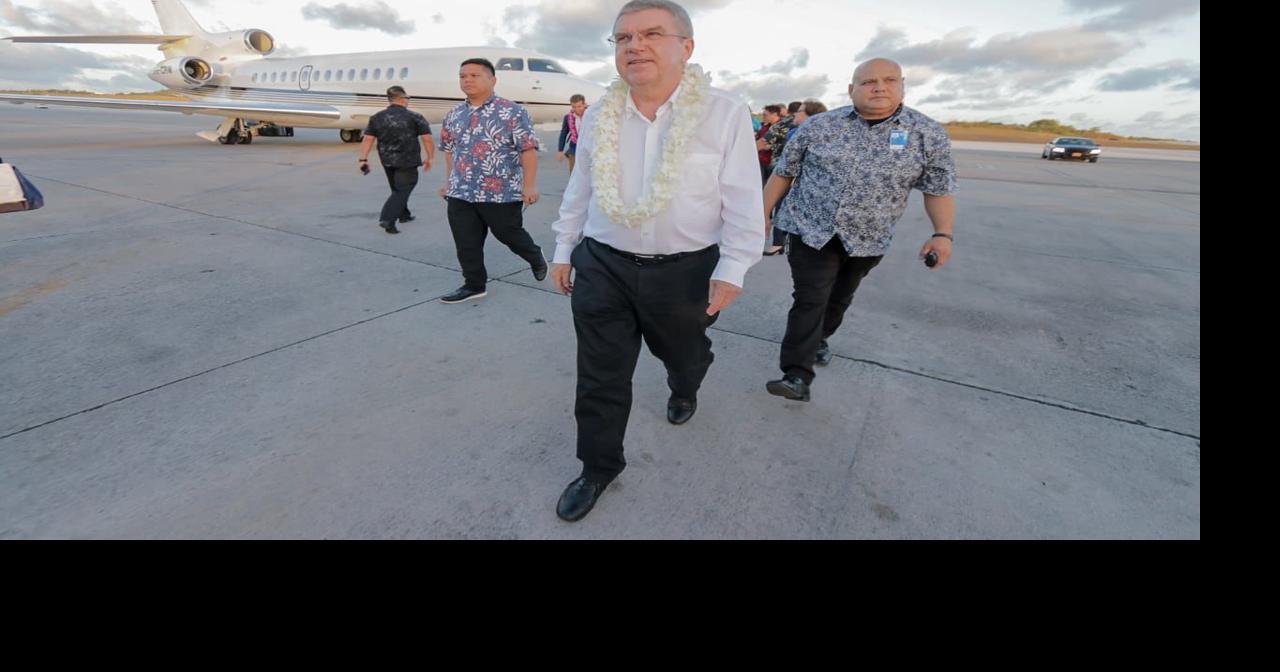IOC President Thomas Bach arrives on Guam | Guam Sports | postguam.com