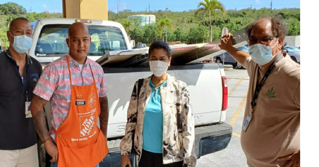 Home Depot donates supplies to GMH for decontamination rooms | Guam ...