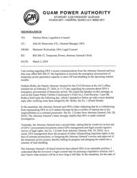 Lawmakers pass Bill 206: GPA temporary power procurement | Local News ...