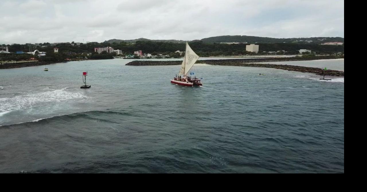 Canoe reaches Guam after long journey from New Zealand, Saipan, Rota ...