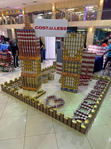 Canstruction event collects 5,460 canned goods, hygiene supplies ...