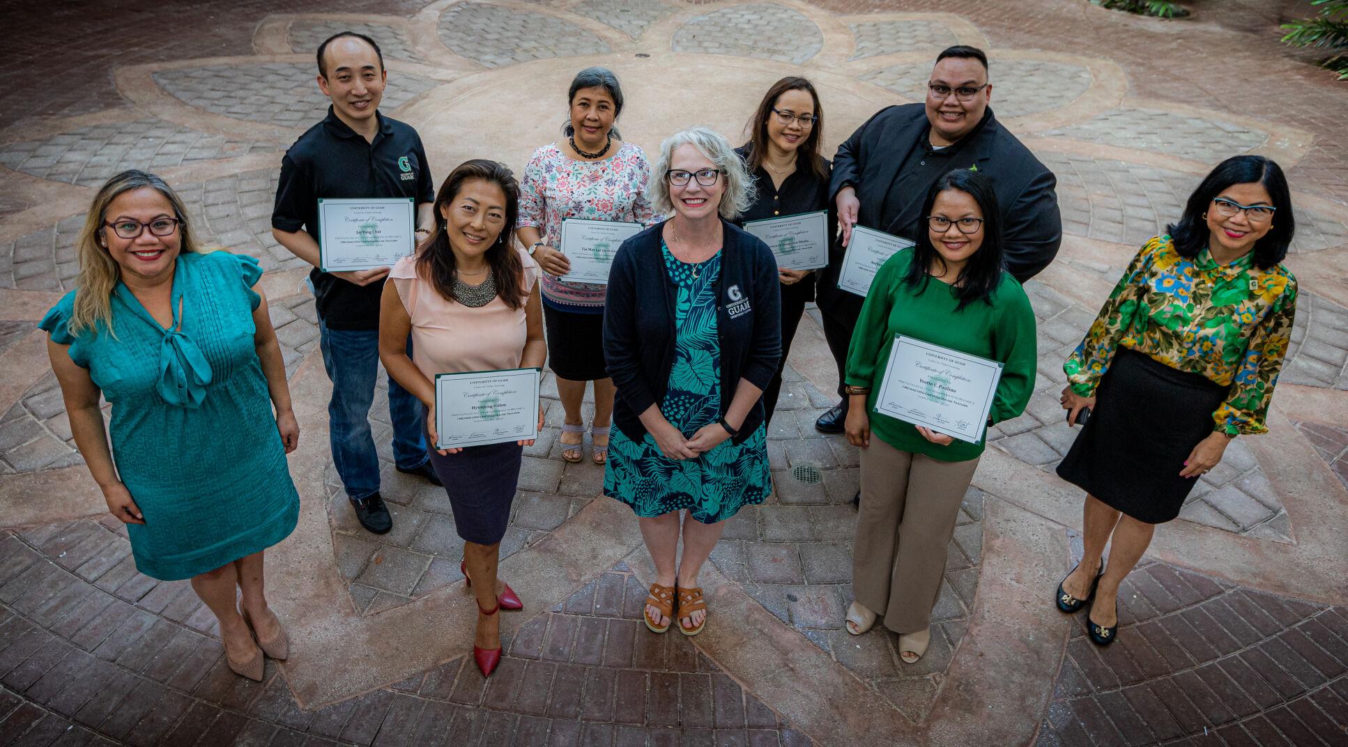 UOG faculty members earn online teaching certification | Guam News ...