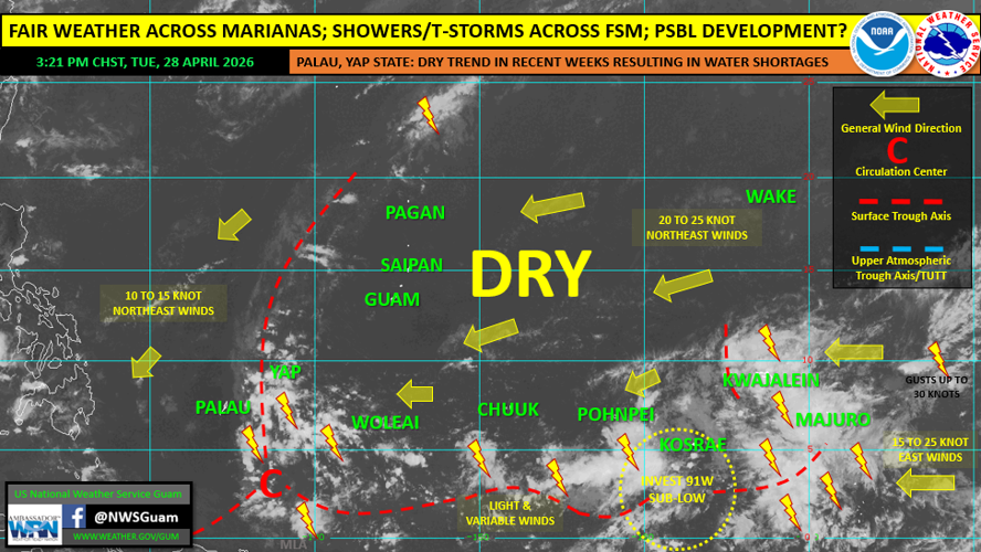 As Invest 91W is fizzling out, forecasters keep an eye on what's ...