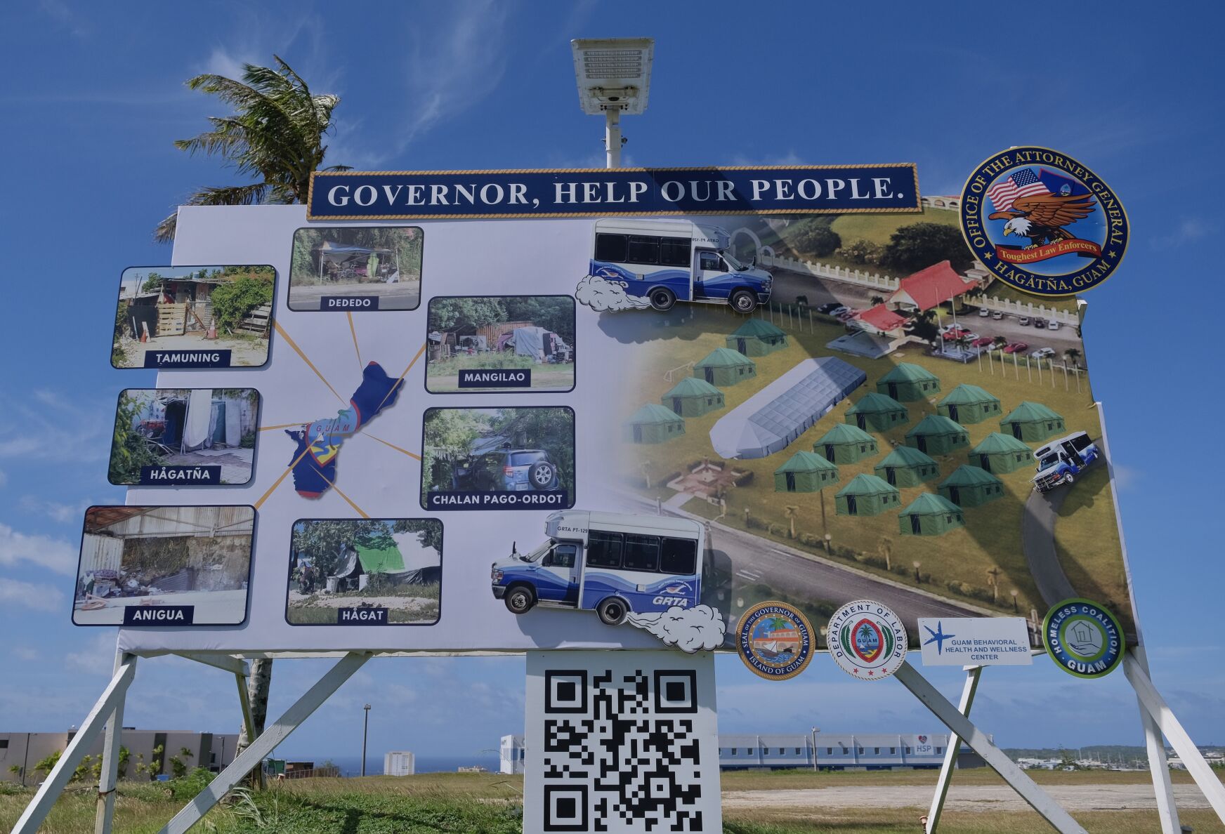 With new billboard, OAG calls on governor to set up homeless staging ...