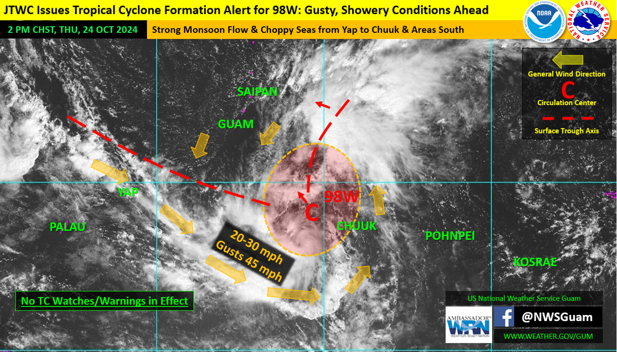 Weather Service issues cyclone formation alert | Local News | postguam.com