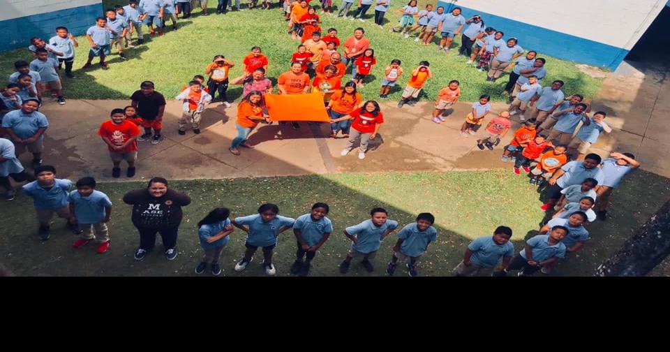 Marcial A. Sablan Elementary School students unite for peace | Guam ...