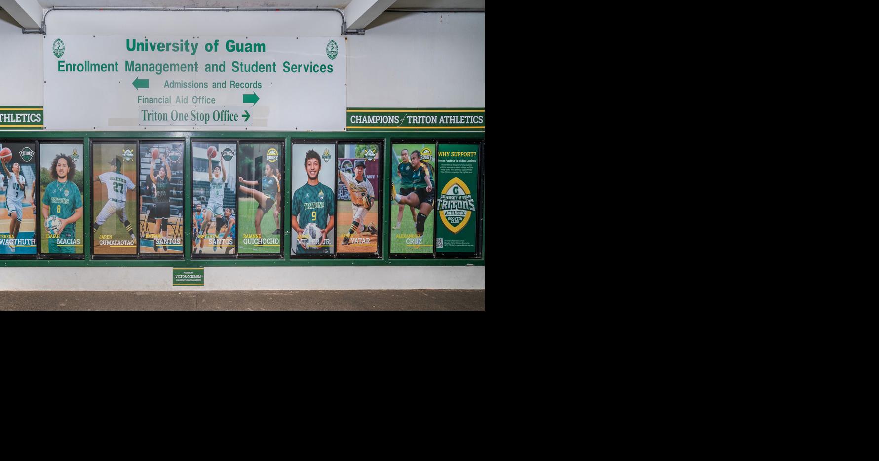 UOG Champions of Triton Athletics wall updated | Local Sports ...