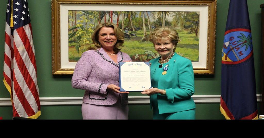 Bordallo receives Distinguished Public Service Award | Guam News ...