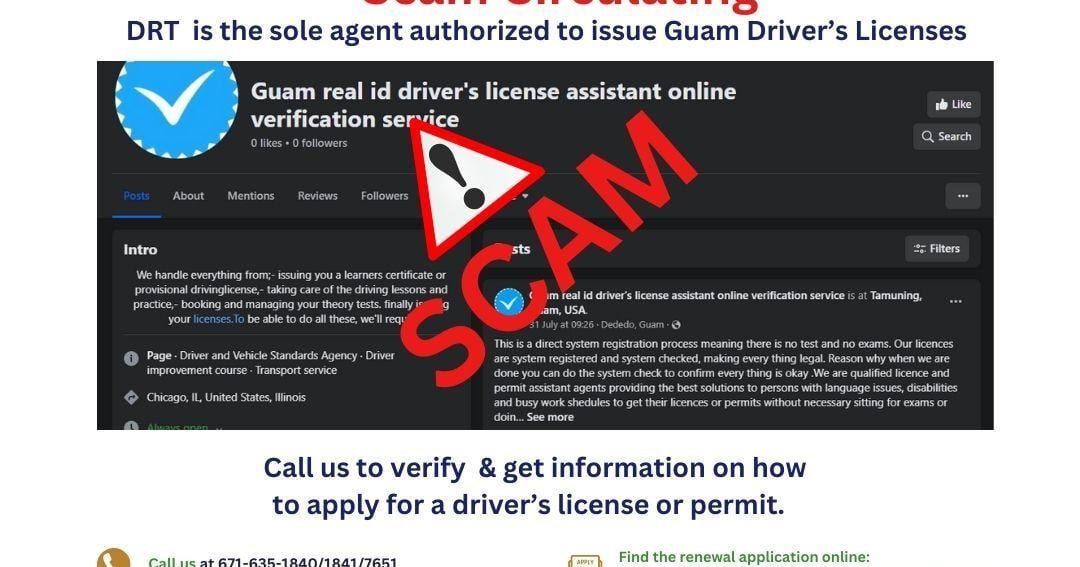 Rev and Tax urges public to report driver's license scams | Local News ...