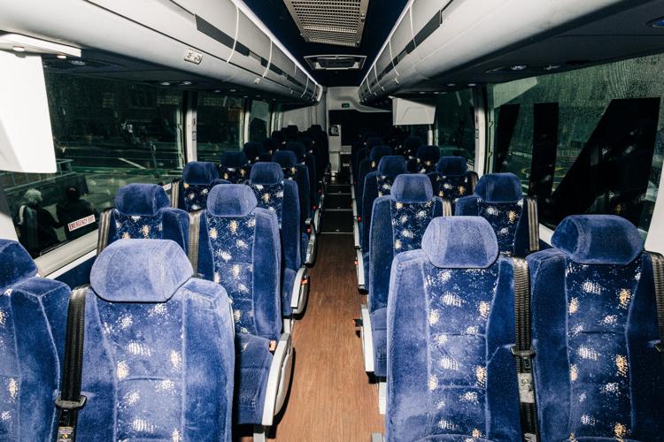 front row seating megabus