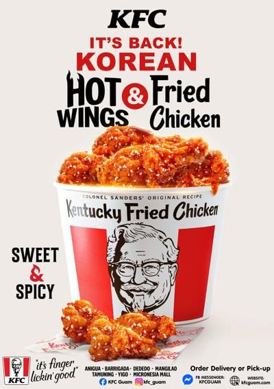KFC Korean Hot Wings Are Back | Expo | postguam.com