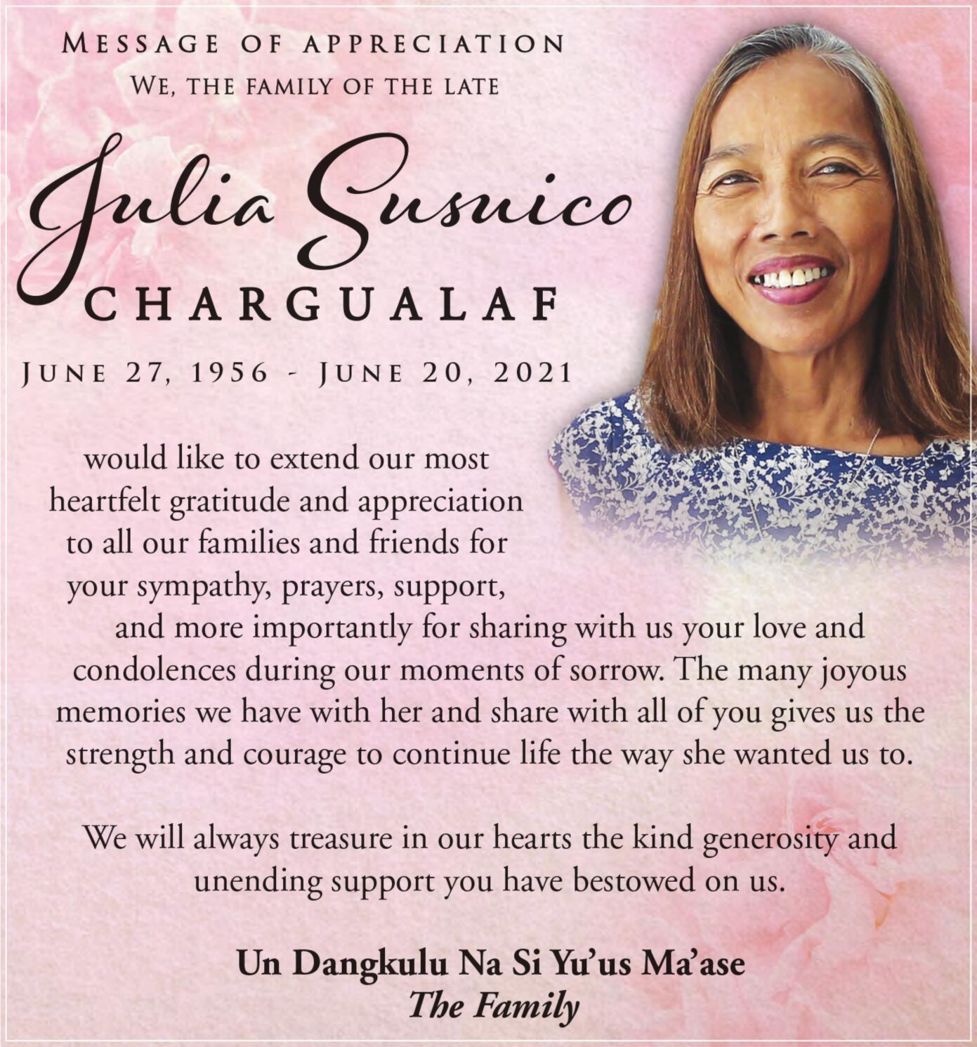 Julia Susuico Chargualaf | | postguam.com