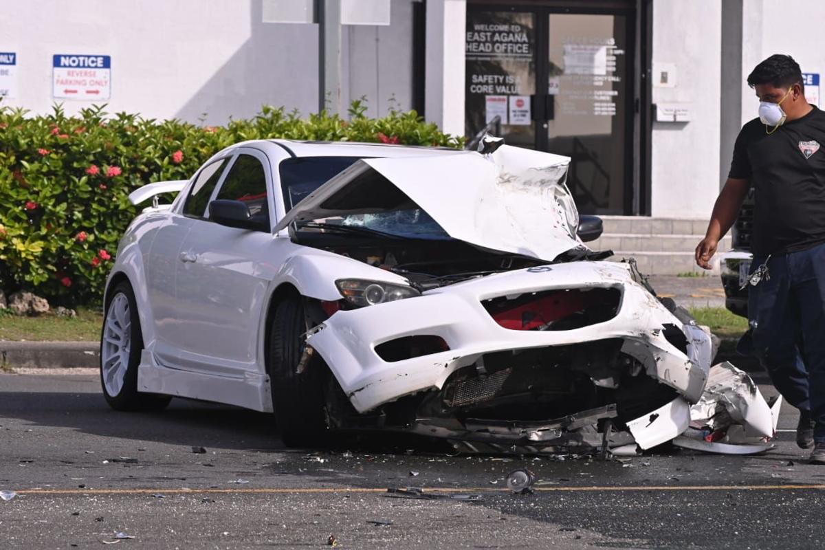 Multiple cars crash in East Hagåtña, Barrigada | Guam News | postguam.com