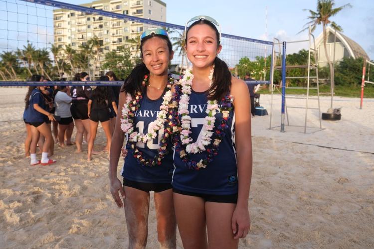 Eagles' young guns clip Cougars in girls beach volleyball championship ...