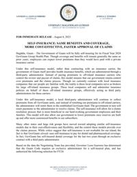 SelectCare to administer new self-insured FY24 health plan | Local News ...