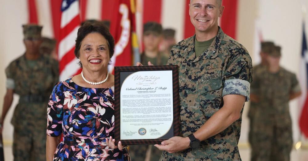 Change of command held at Marine Corps Base Camp Blaz | Local News ...