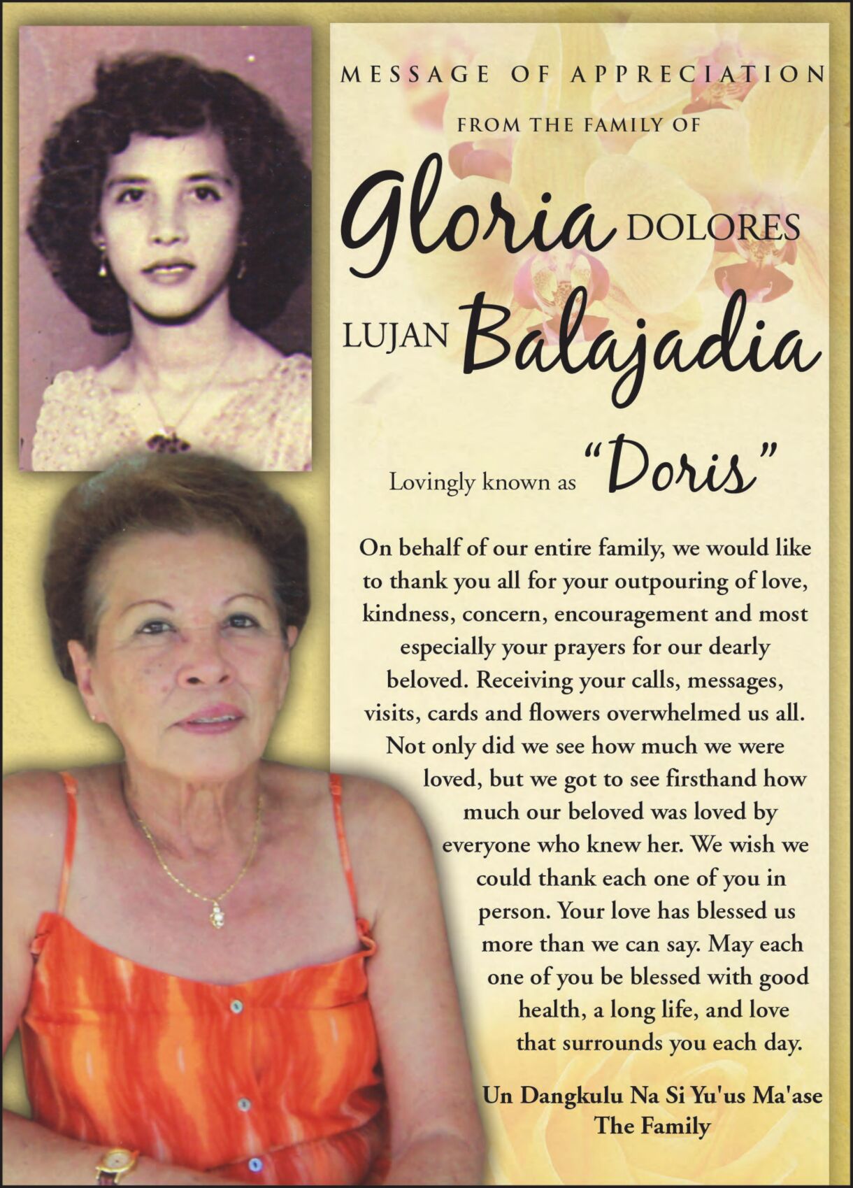 Gloria Dolores Lujan Balajadia | | postguam.com