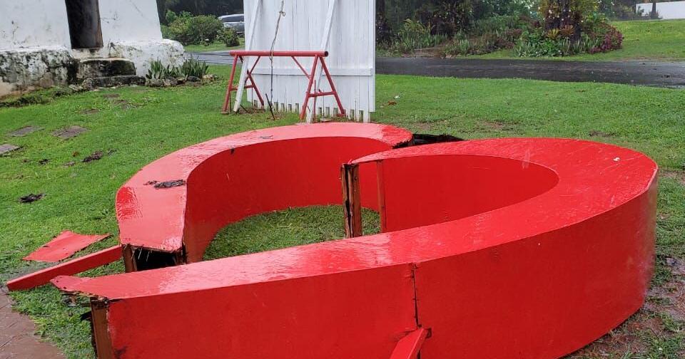 Heavy winds, rain cause some flooding, break heart in Merizo | Local ...