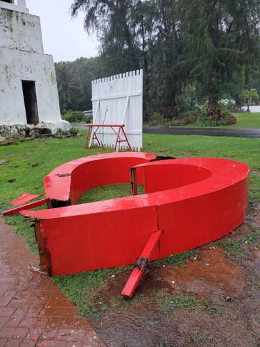 Heavy winds, rain cause some flooding, break heart in Merizo | Local ...