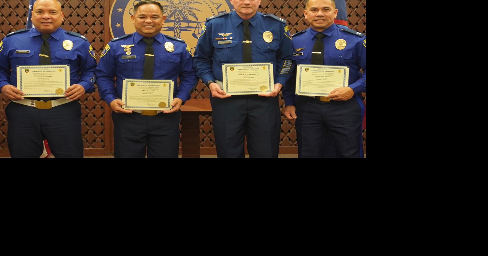 4 GPD officers promoted to captain | Local News | postguam.com