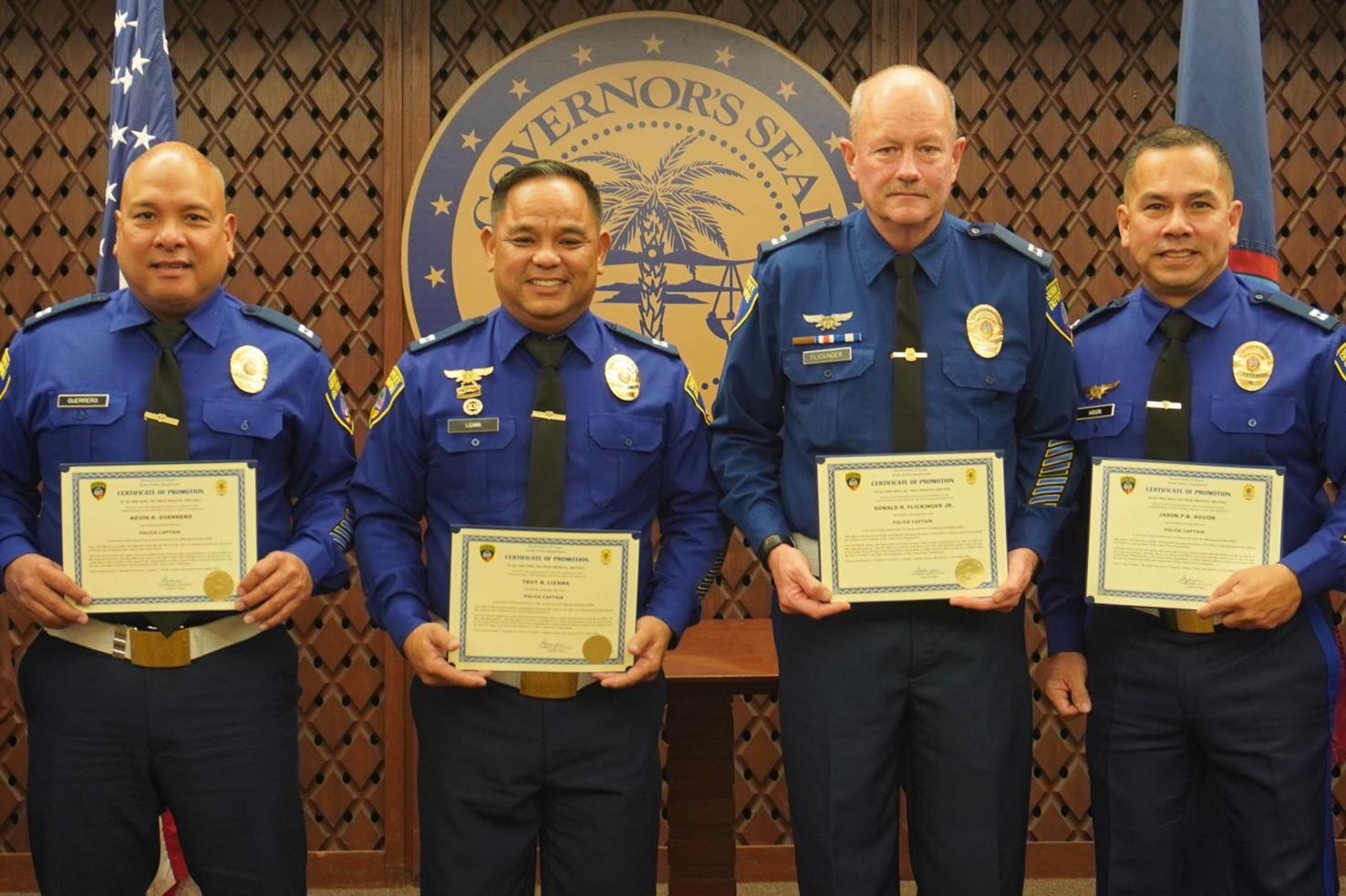 4 GPD officers promoted to captain | Local News | postguam.com