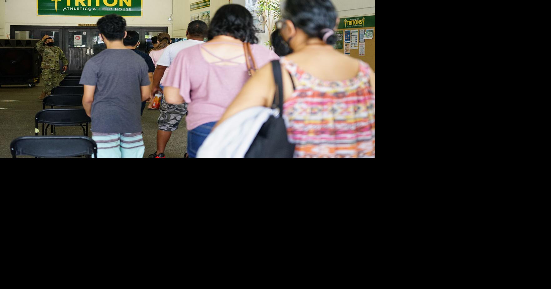 Guamanians form lines to get vaccinated | Guam News | postguam.com
