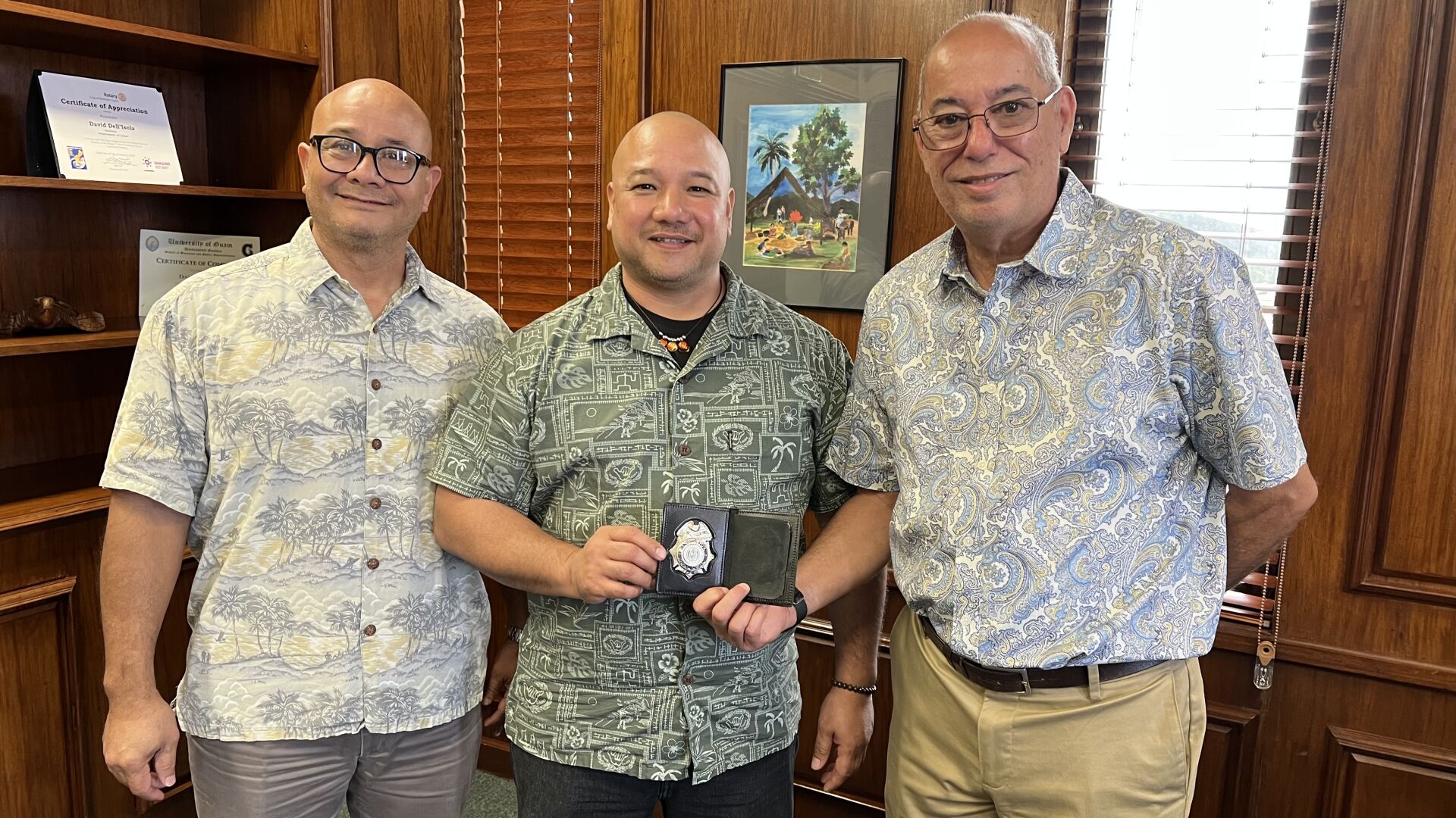 San Nicolas swears in as GDOL safety officer | Local News | postguam.com