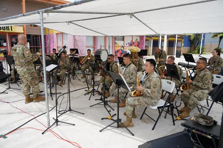 721st Guam Army National Guard Band drops tunes at GPO | Local News ...