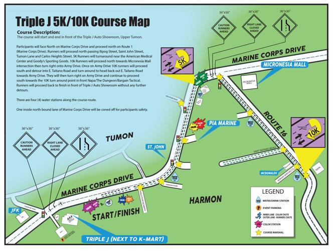 Triple J Bubble Color Run 5K/10K Saturday in Upper Tumon | Local News ...