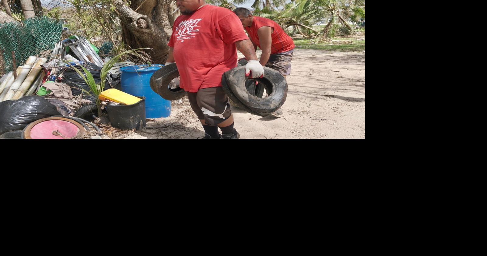 Cleaning up Old Hågat Beach Park | Local News | postguam.com