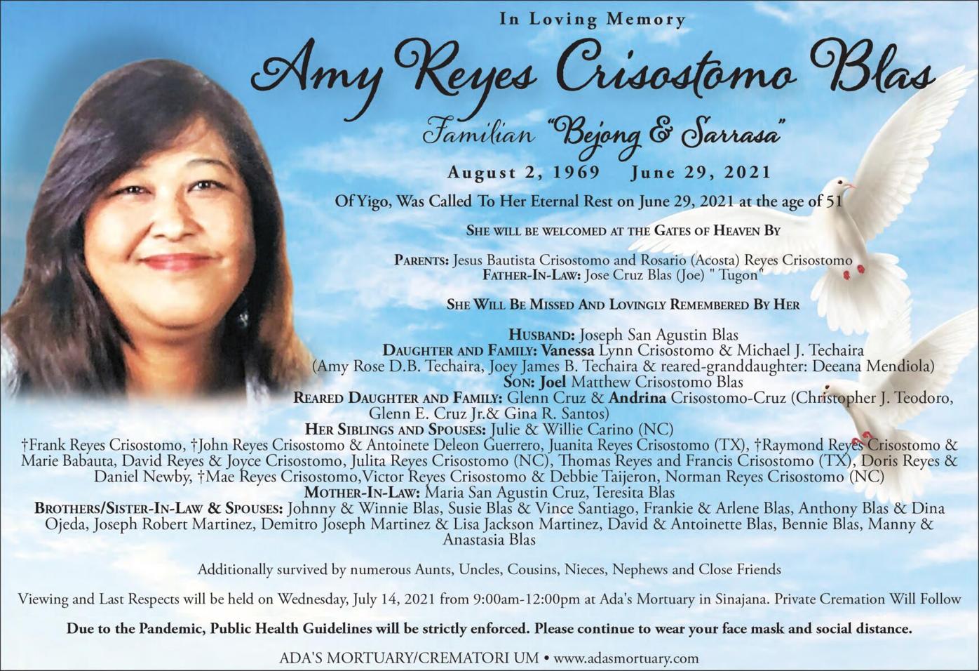 Amy Reyes Crisostomo Blas | | postguam.com