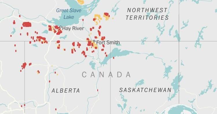 Evacuation orders expand as fires rage in western Canada | World ...