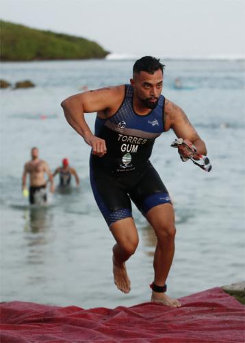 Guam's national team members set the pace in 1st-ever relay triathlon ...