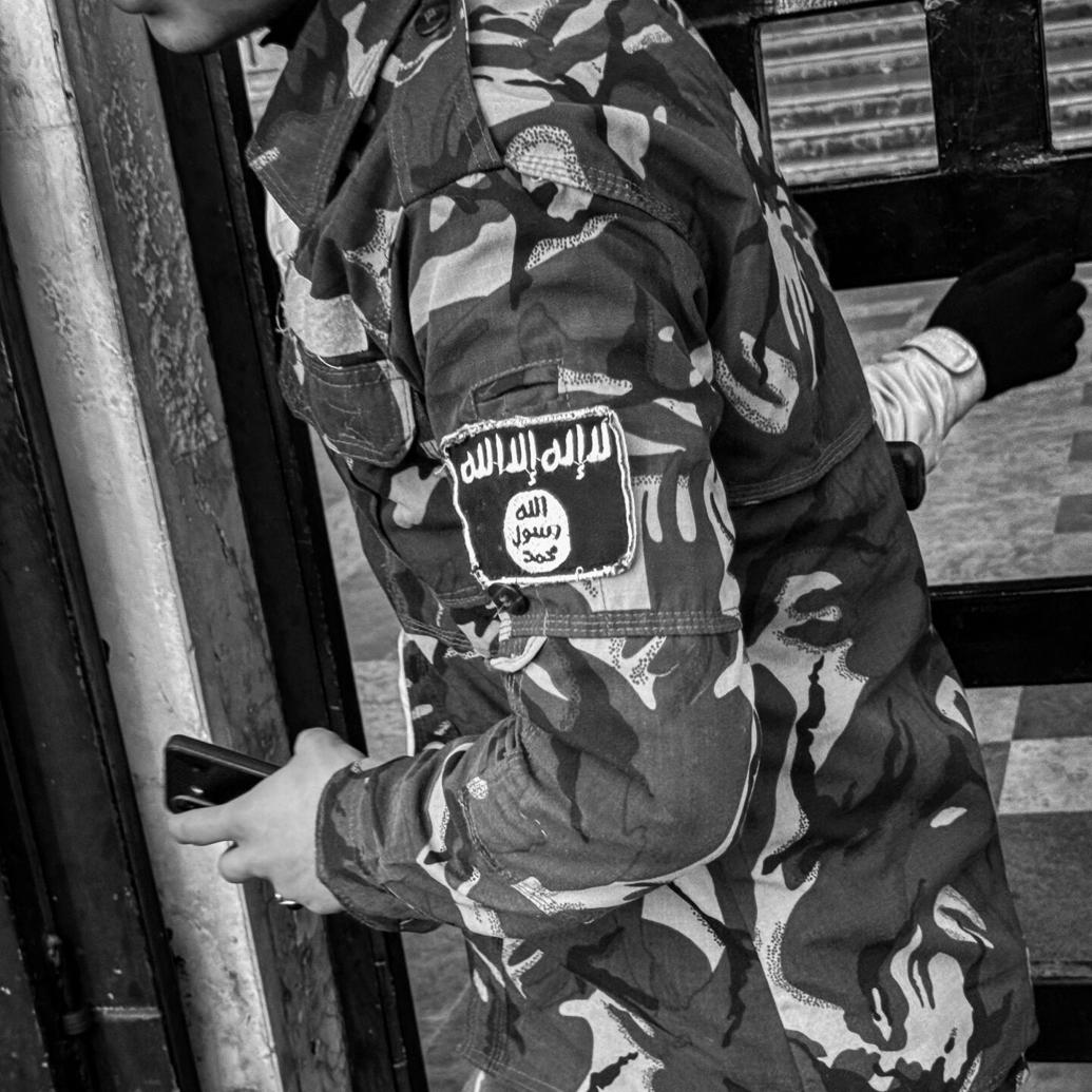 The Black flag of ISIS surfaces again as the group continues to be tied ...