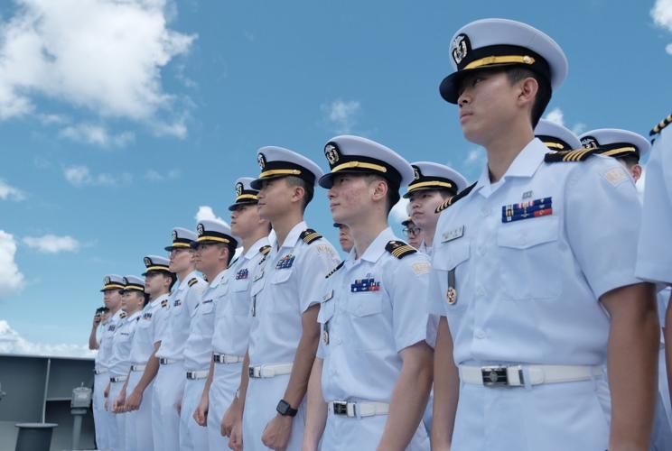 ROK Navy marks 30th training visit to Guam with Korean War tribute ...