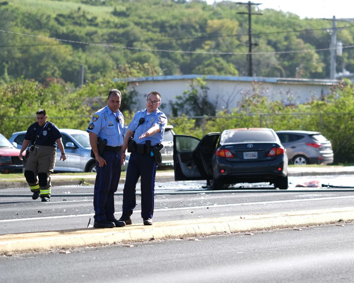Car crashes, explodes | Guam News | postguam.com