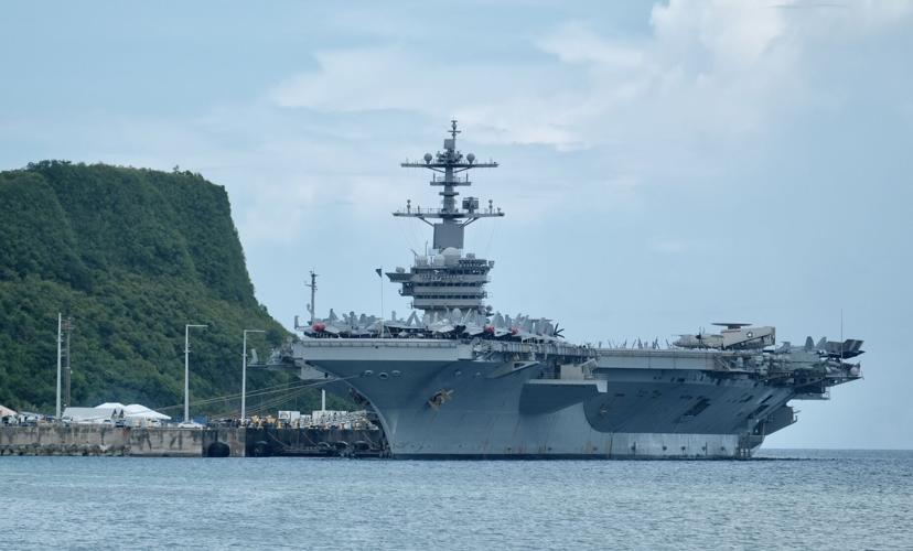 USS George Washington makes 1st Guam port call of 2026 as security ...