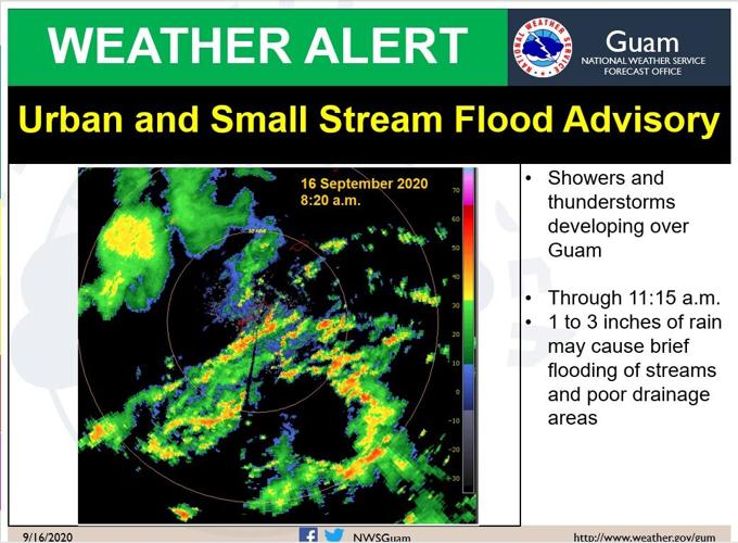 Heavy rains expected all morning; flood advisory is in effect for Guam ...