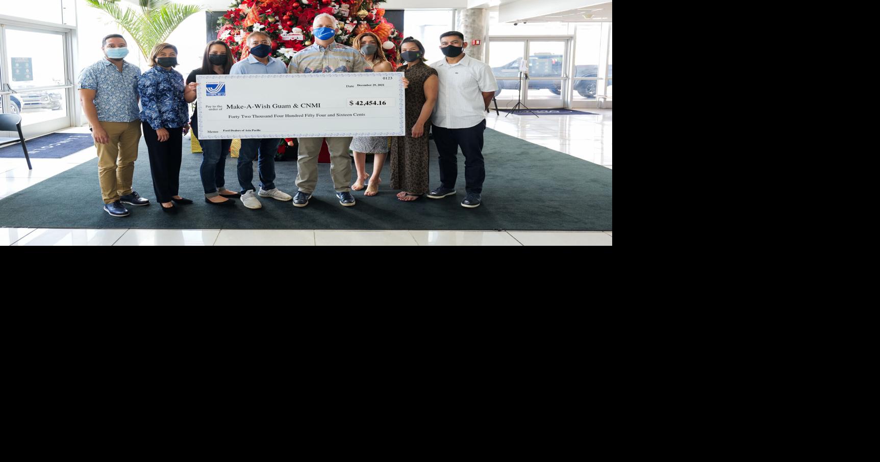 Ford dealers of Asia Pacific donate $42K to Make-A-Wish | Guam News ...