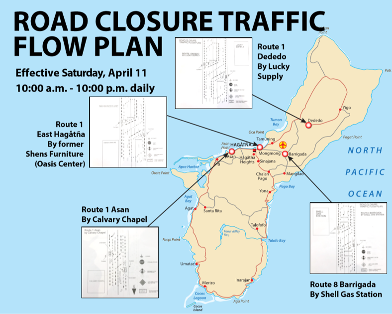 Governor: Road closures effective Saturday | Guam News | postguam.com
