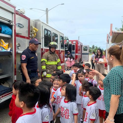 GFD firefighters talk to students about fire safety | Local News ...