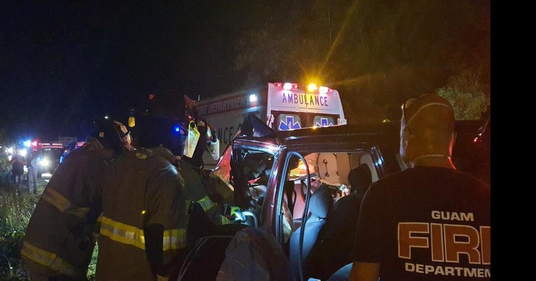 Man in 20s 'pulseless' after car crashed into pole | Guam News ...