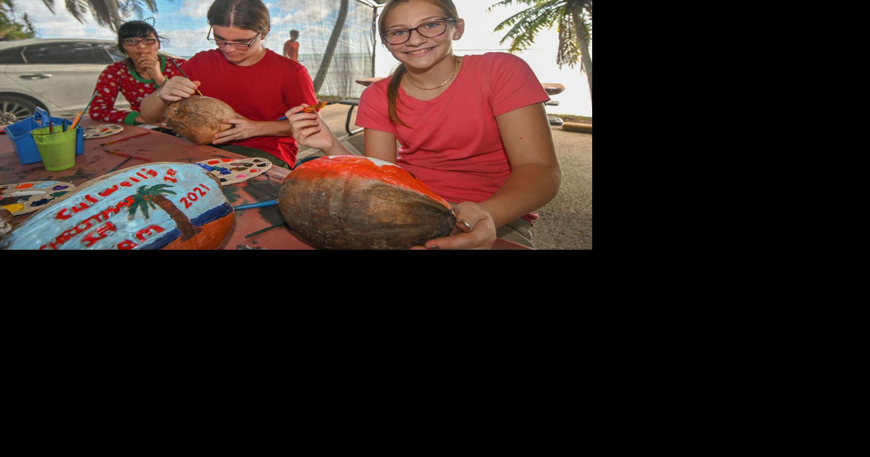 Painting coconuts for the holidays | Local News | postguam.com