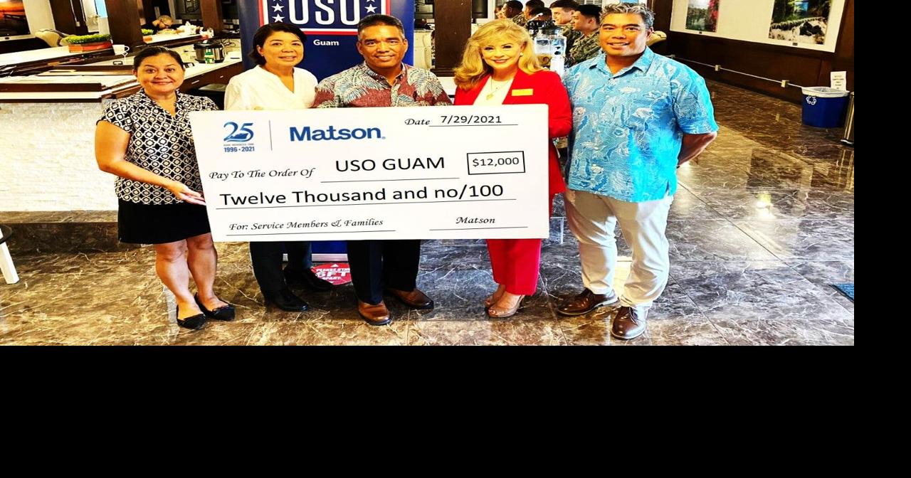 Matson supports USO Guam with $12K donation | Local News | postguam.com
