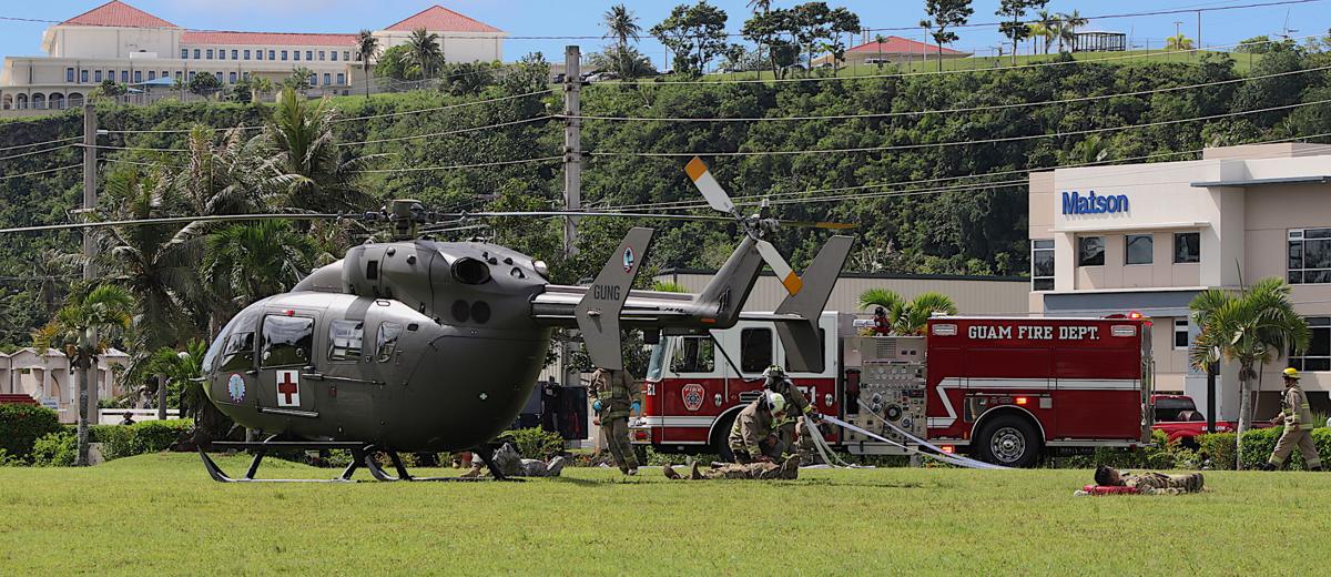 Guam Guard tests helicopter crash response | Guam News | postguam.com