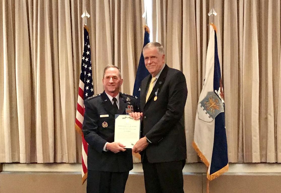 Webber receives US Air Force Distinguished Public Service Award | Local ...