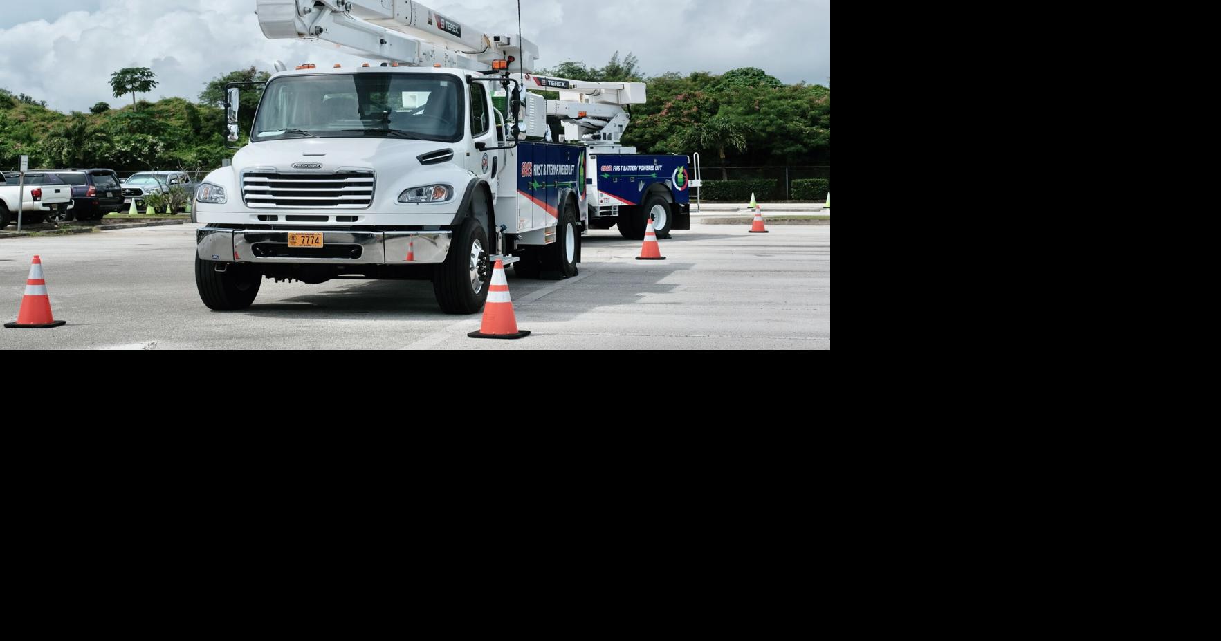 GPA unveils 3 new hybrid bucket trucks | Local News | postguam.com