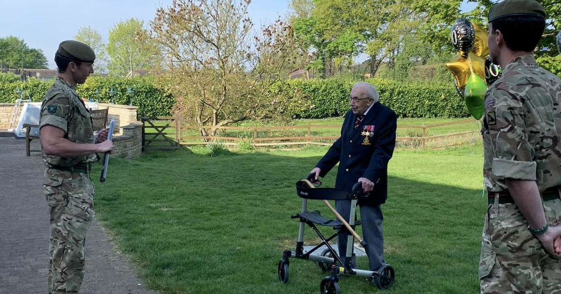 'Absolute legend' British vet raises $25M for health service ...