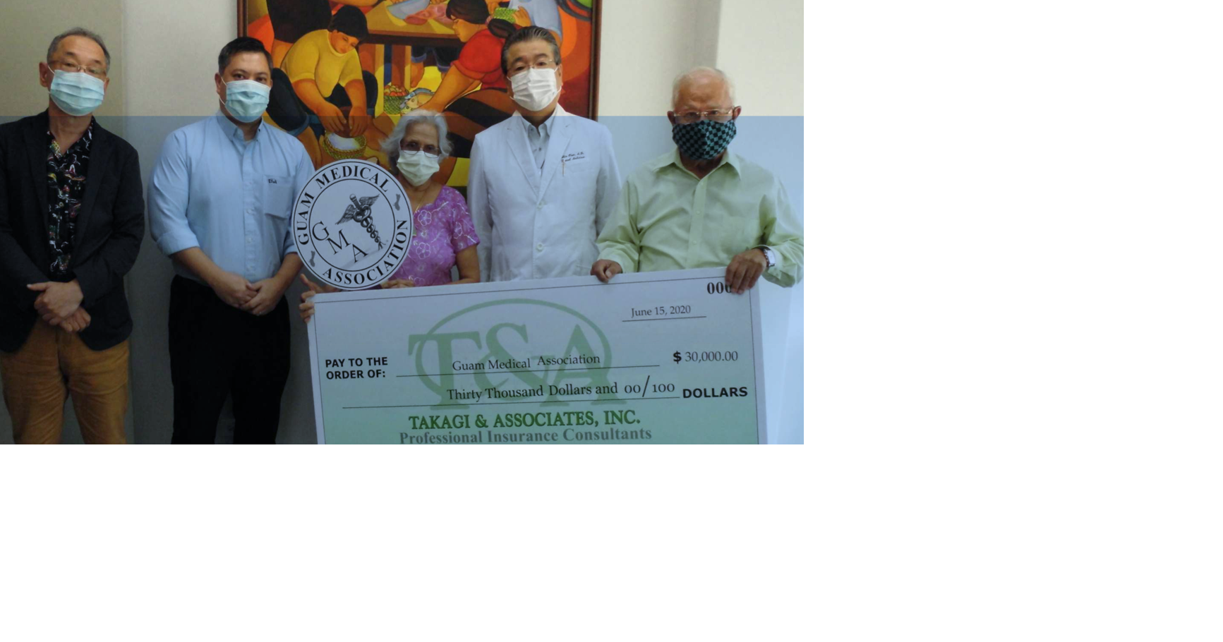 Takagi thanks GMA with $30K donation | Local Business | postguam.com